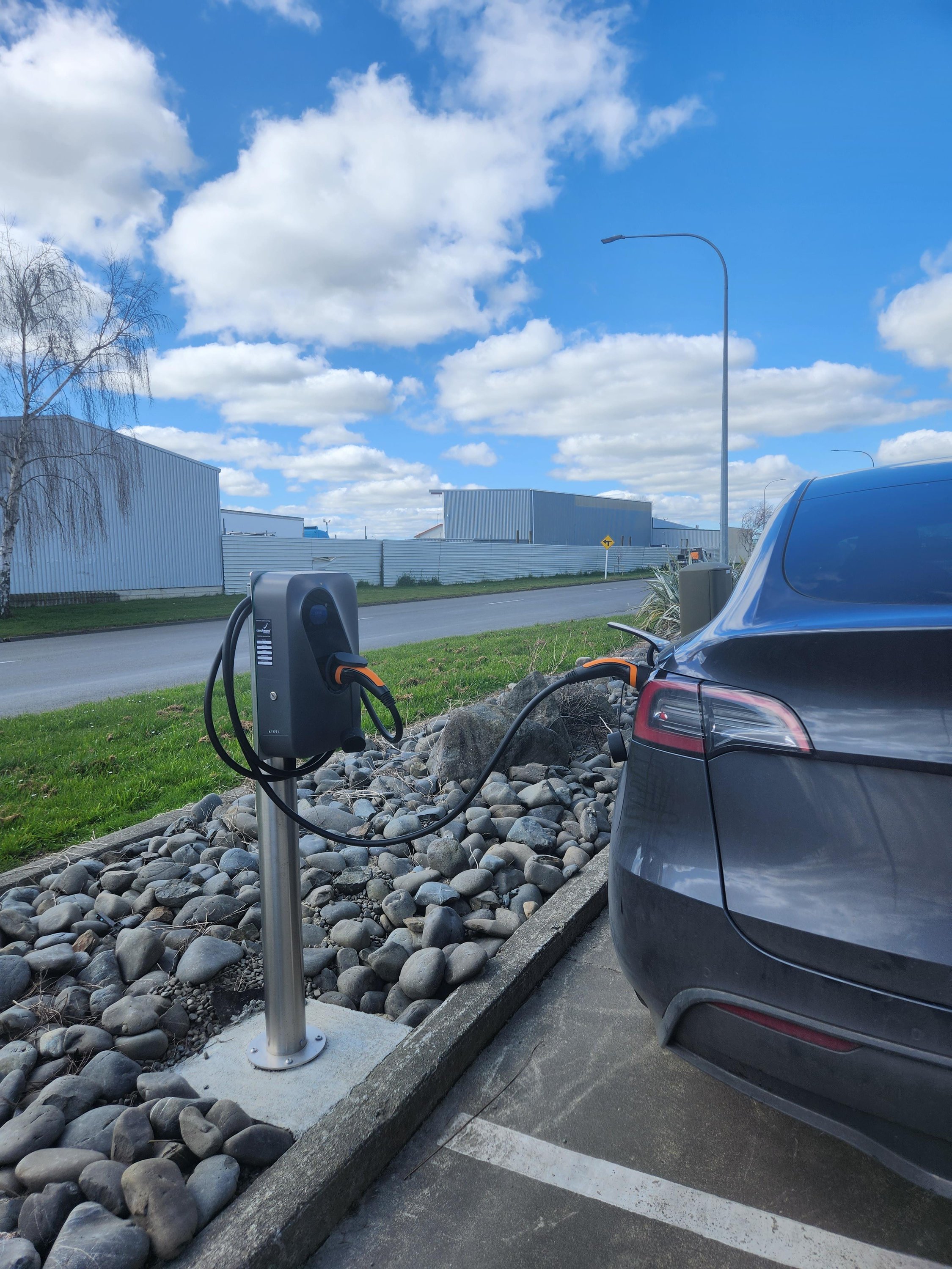 E-Mobility EV Charger Mounting Posts